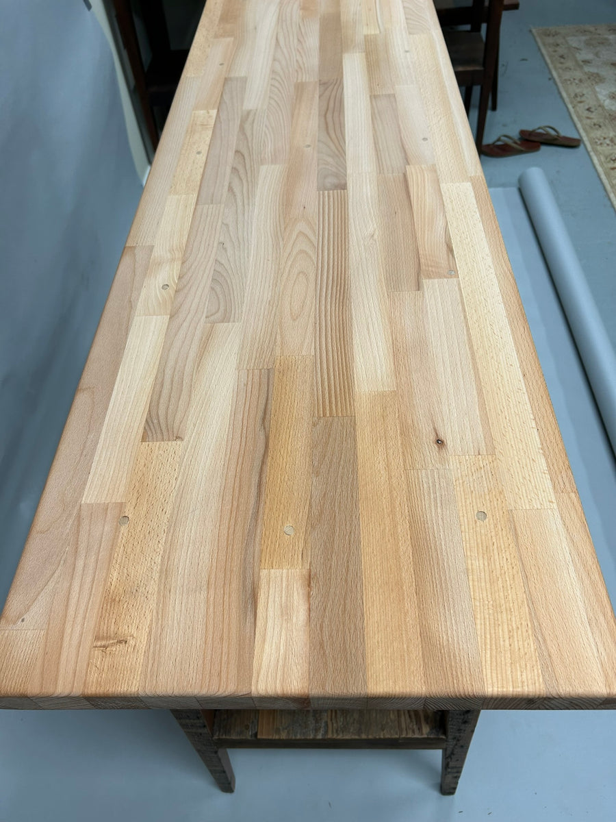 Kitchen Island, Butcher Block 60 x 18.5 x 36" tall – Landrum Tables